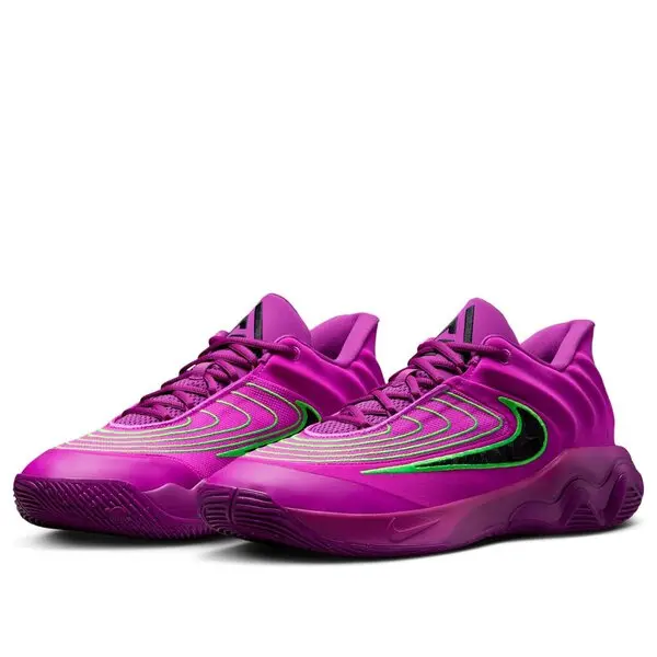 Nike Giannis Immortality 4 Sneakers - Hyper Violet/green Strike/bold Berry