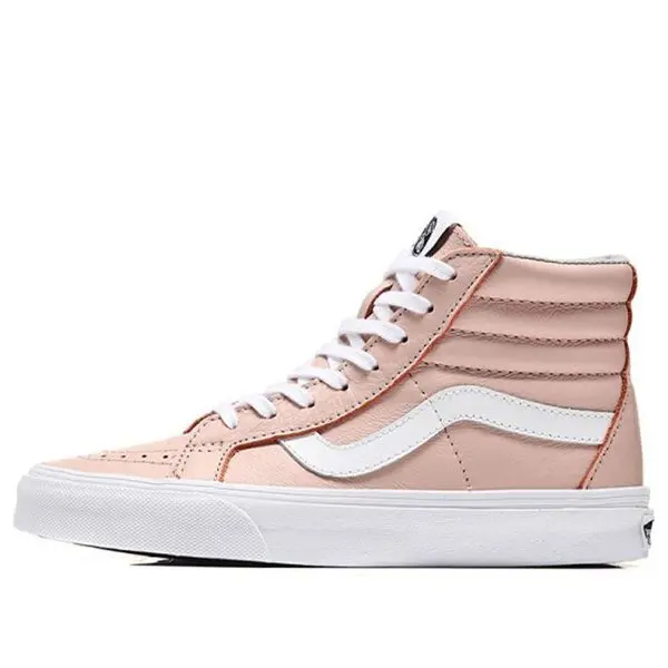 VANS Sk8-hi Reissue Leather High Top Sneakers - Pink
