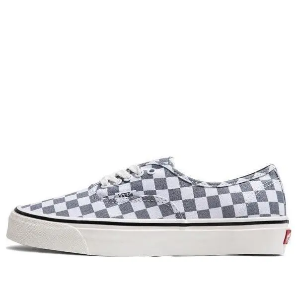 VANS Authentic 44 Dx Checked Lace-up Sneakers - Grey/white