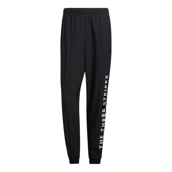 Adidas Wording Pants 'black - Black/carbon