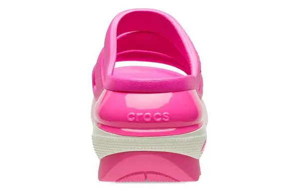 CROCS Mega Crush Triple Strap Platform Sandals - Pink