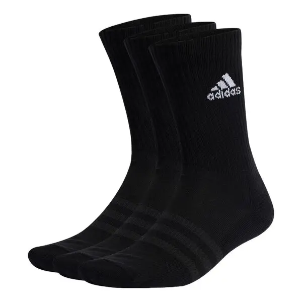 Adidas Cushioned Crew Socks 3 Pairs - Black