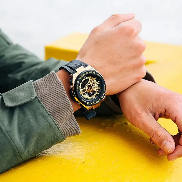 Casio G-shock G-steel Watch - Black/gold
