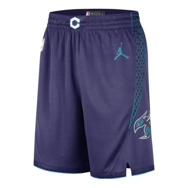 JORDAN Air Charlotte Hornets Nba Shorts - Purple