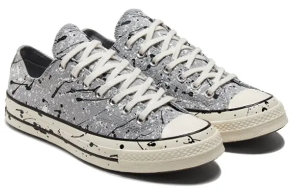 CONVERSE Chuck 70 Low Top Archive Paint Splatter Sneakers - Grey/white/black