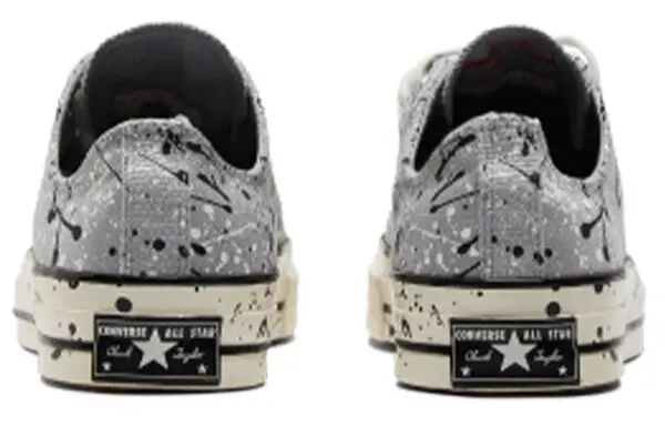 CONVERSE Chuck 70 Low Top Archive Paint Splatter Sneakers - Grey/white/black