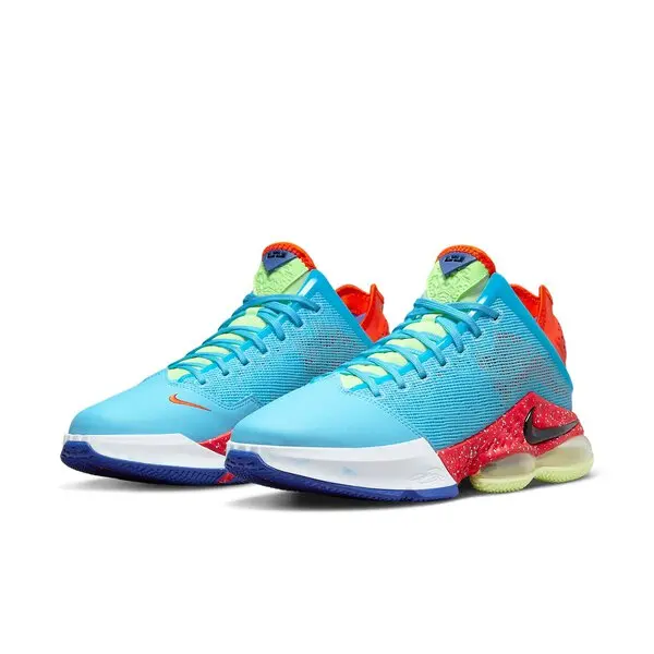 Nike Lebron 19 Low Ep Basketball Sneakers - Blue/red