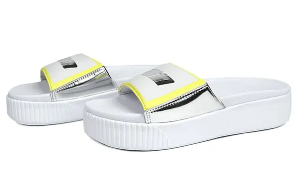PUMA Platform Slide Tz - White