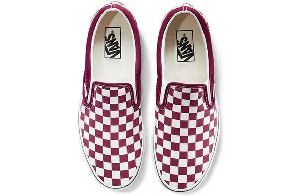 VANS Classic Slip-on Checkerboard - Red