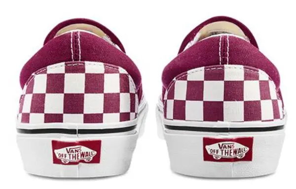 VANS Classic Slip-on Checkerboard - Red