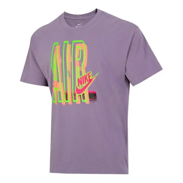 Nike Tie-dye Sports Short Sleeve Green - Purple