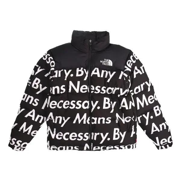 Supreme Fw15 X The North Face Nuptse Jacket - Black