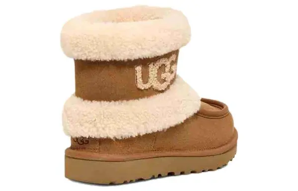 UGG Classic Ultra Mini Fluff Boots - Chestnut