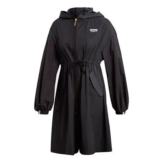 Adidas Originals Ryv Hooded Windbreaker Jacket - Black
