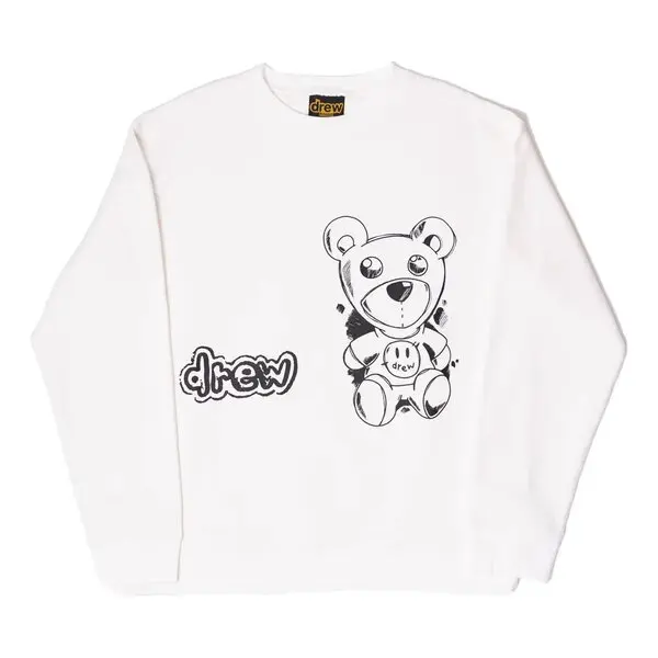 Drew House Theodore Sketch Crewneck Sweatshirt - Off White