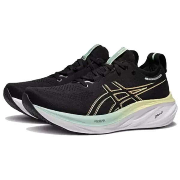 Asics Gel-nimbus Platinum 26 Sneakers - Black/white/blue