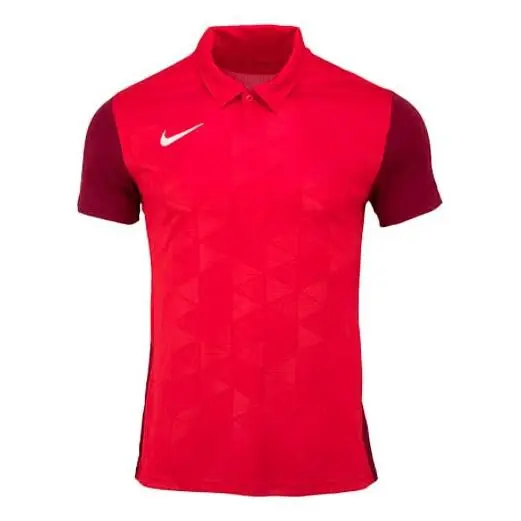 Nike Trophy Iv Polo Shirt 'red - Red/white