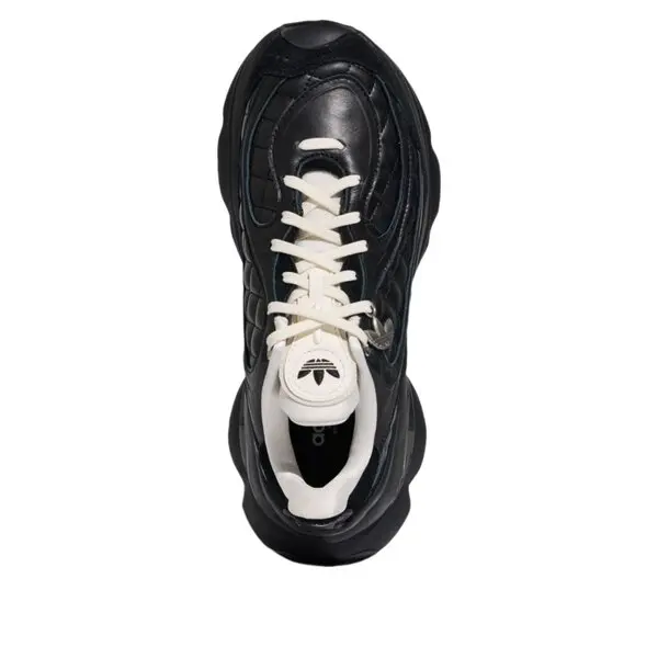 Adidas Ozvenuz Quilted Lace-up Sneakers - Black