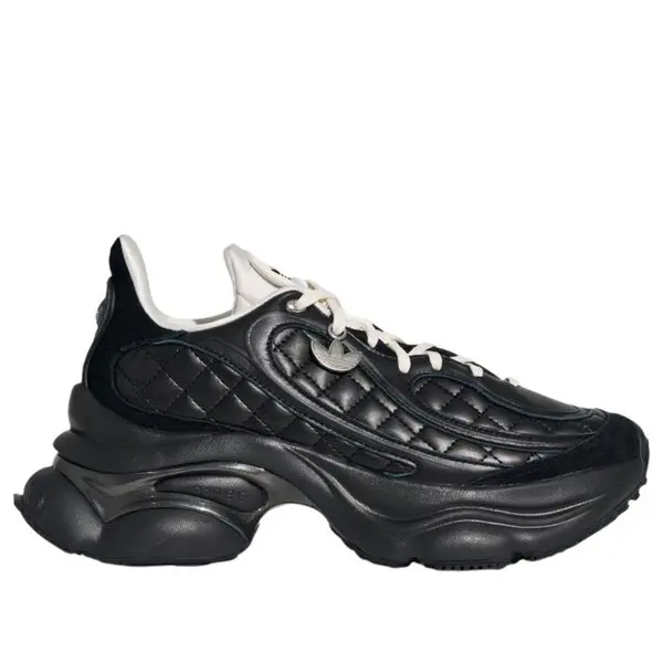 Adidas Ozvenuz Quilted Lace-up Sneakers - Black