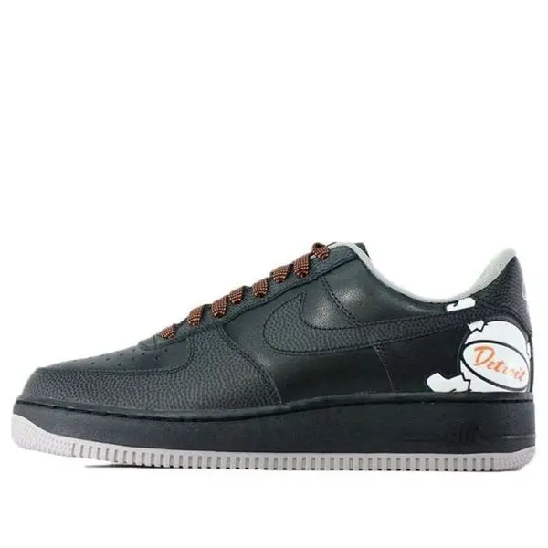 Nike Force 1 Low "detroit Away" Sneakers - Black