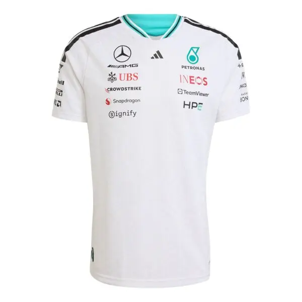 Adidas X Mercedes Amg Petronas Formula 1 Team Driver Authentic Jersey - White