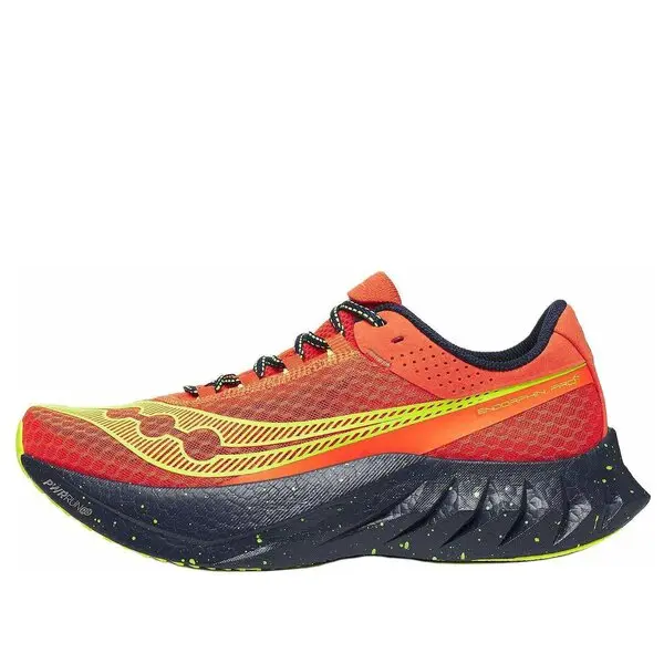 Saucony Endorphin Pro 4 "solar" Athletic Sneakers - Pepper/navy