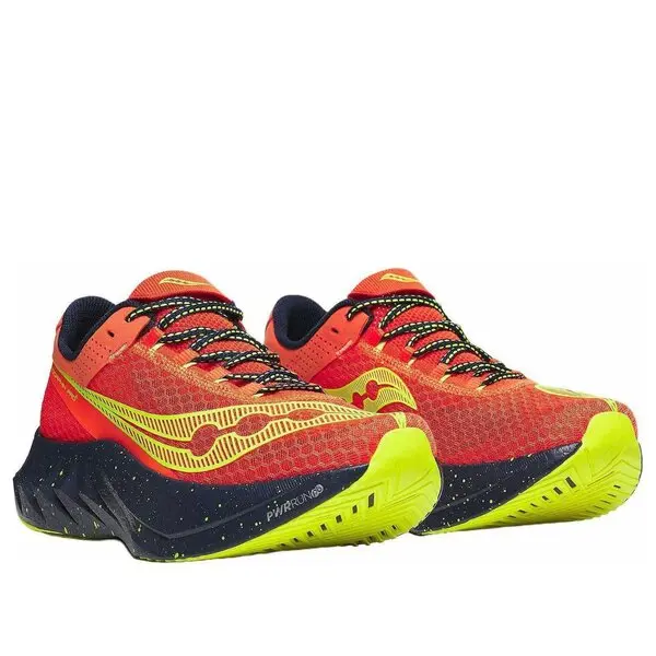 Saucony Endorphin Pro 4 "solar" Athletic Sneakers - Pepper/navy