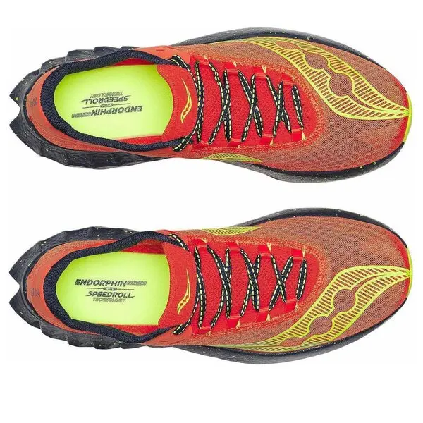 Saucony Endorphin Pro 4 "solar" Athletic Sneakers - Pepper/navy