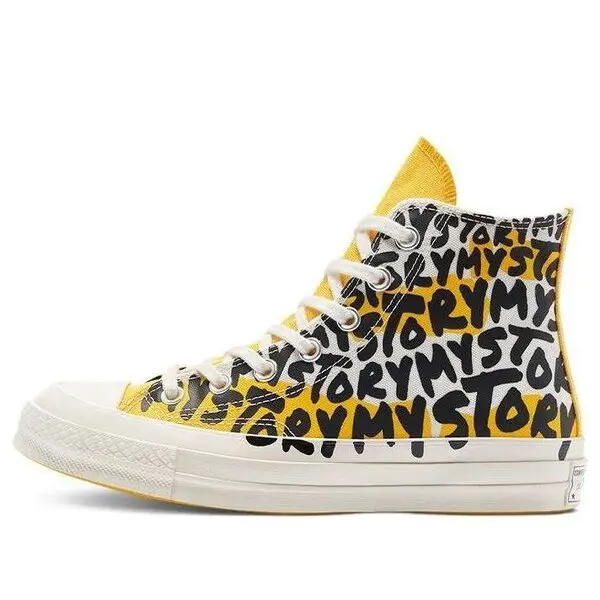 CONVERSE Chuck 70 Hi 'my Story' Sneakers - Black/yellow