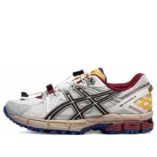 Asics Gel-kahana Athletic Sneakers - White/red/yellow