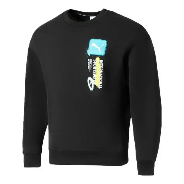 PUMA Logo International Sportswear Sweatshirt - Black