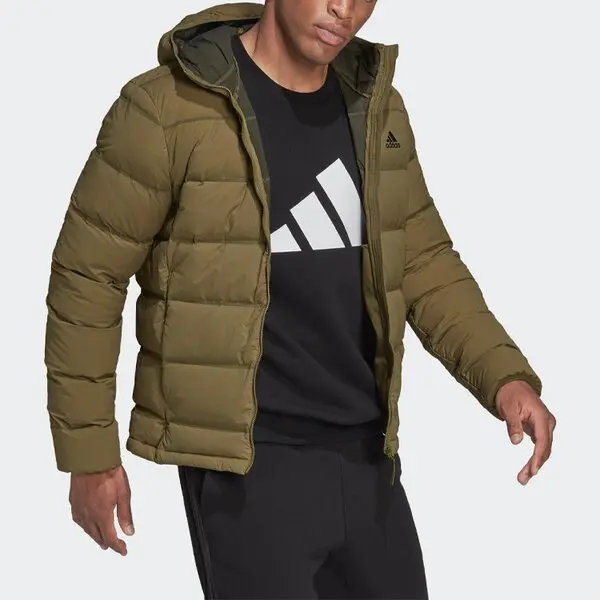 Adidas Helionic Hooded Down Jacket - Multi-color