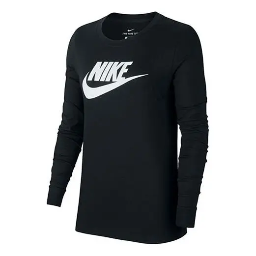 Nike Essential Icon Future Long Sleeve T-shirt - Black