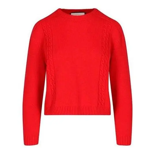 Gucci Knitted Wool Jumper - Red