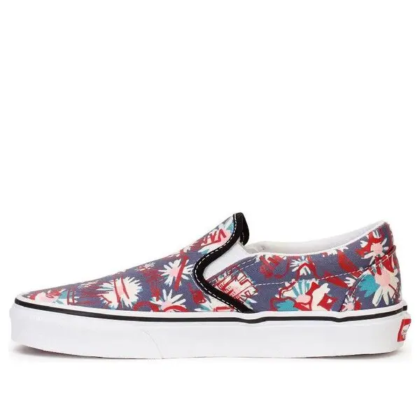 VANS Classic Slip-on Sneakers With Floral Print - Red