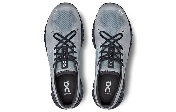 On Cloud X 3 Sneakers - Glacier/iron