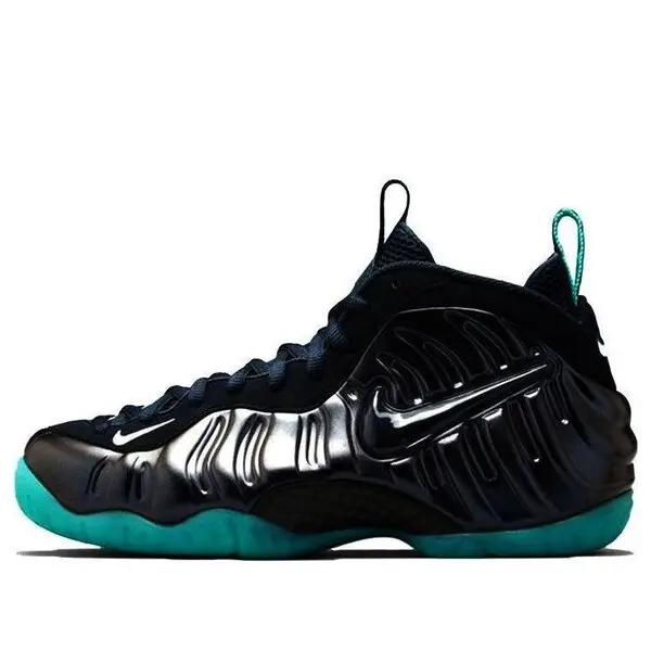 Nike Foamposite Pro "aqua - Black/black/blue