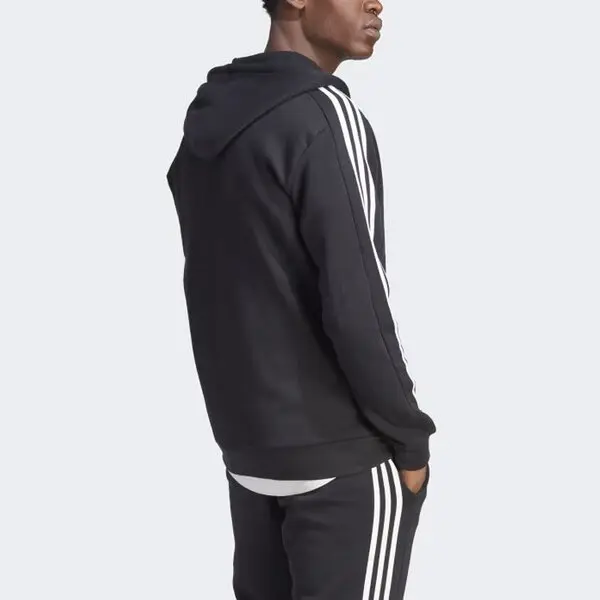 Adidas Fleece 3-stripes Full-zip Hoodie