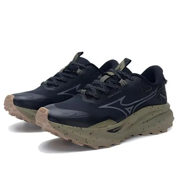 Mizuno Wave Solar V2 Athletic Sneakers - Black/khaki