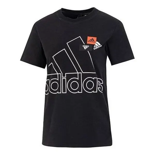 Adidas Brd T-shirt Asia Sizing 'black White - Black/white