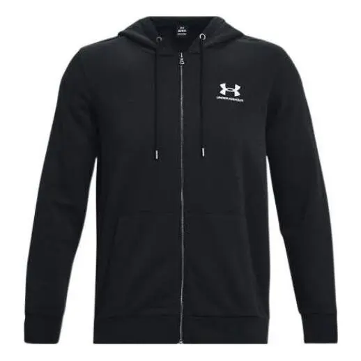Under Armour Essential Fleece Full Zip Hoodie - Black