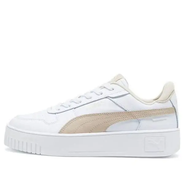 PUMA Carina Street Platform Sneakers - White/beige