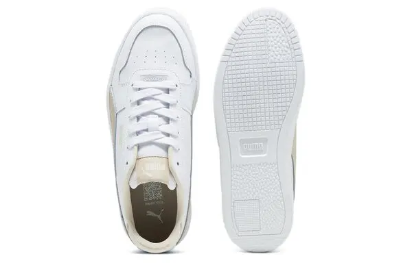 PUMA Carina Street Platform Sneakers - White/beige
