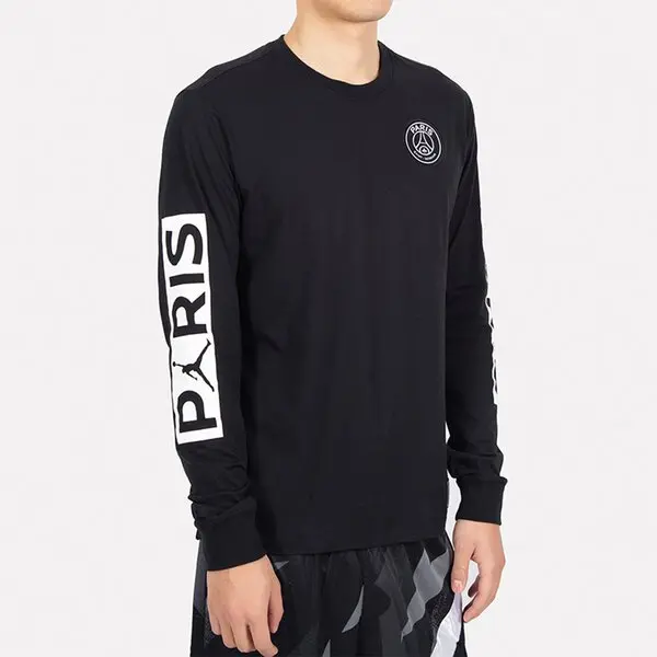 JORDAN Psg Alphabet Printing Long Sleeve Shirt