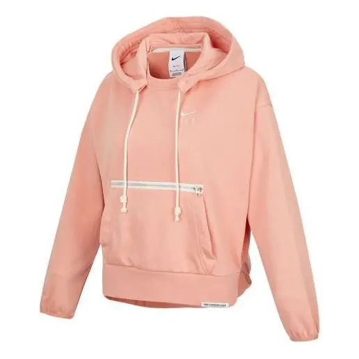Nike Embroidered Logo Hoodie - Light Orange