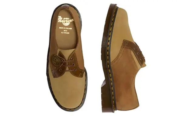 Dr. Martens 1461 Made In England Suede Oxford Shoes - Brown