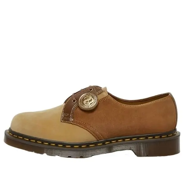 Dr. Martens 1461 Made In England Suede Oxford Shoes - Brown