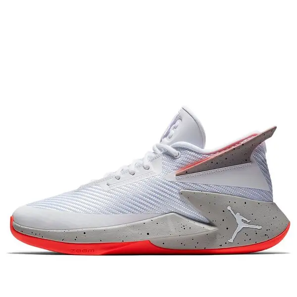JORDAN Fly Lockdown Sneakers - White/gray/orange