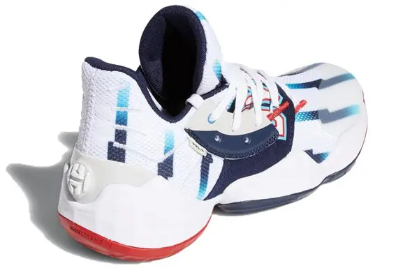 Adidas Harden Volume 4 Gca "dynasty Rockets" High Top Sneakers