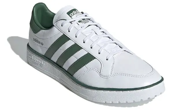 Adidas Team Court Shoes - White/green